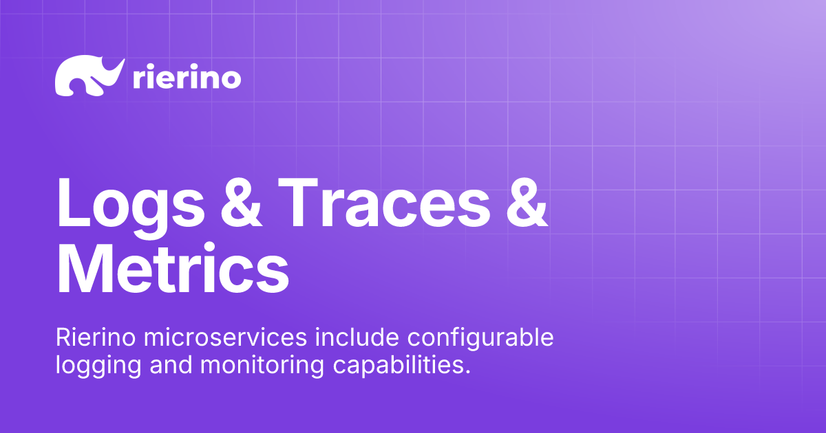 Logs & Traces & Metrics | Rierino