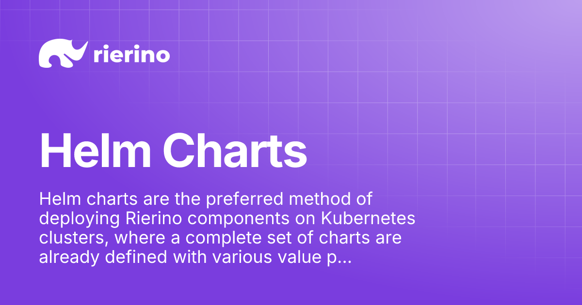 Helm Charts | Rierino