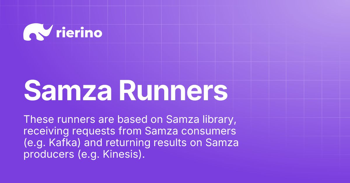 Samza Runners | Rierino