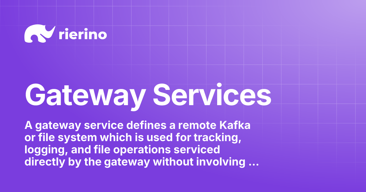 Gateway Services | Rierino