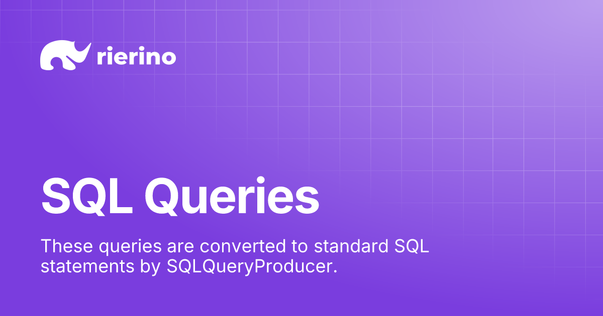 SQL Queries | Rierino