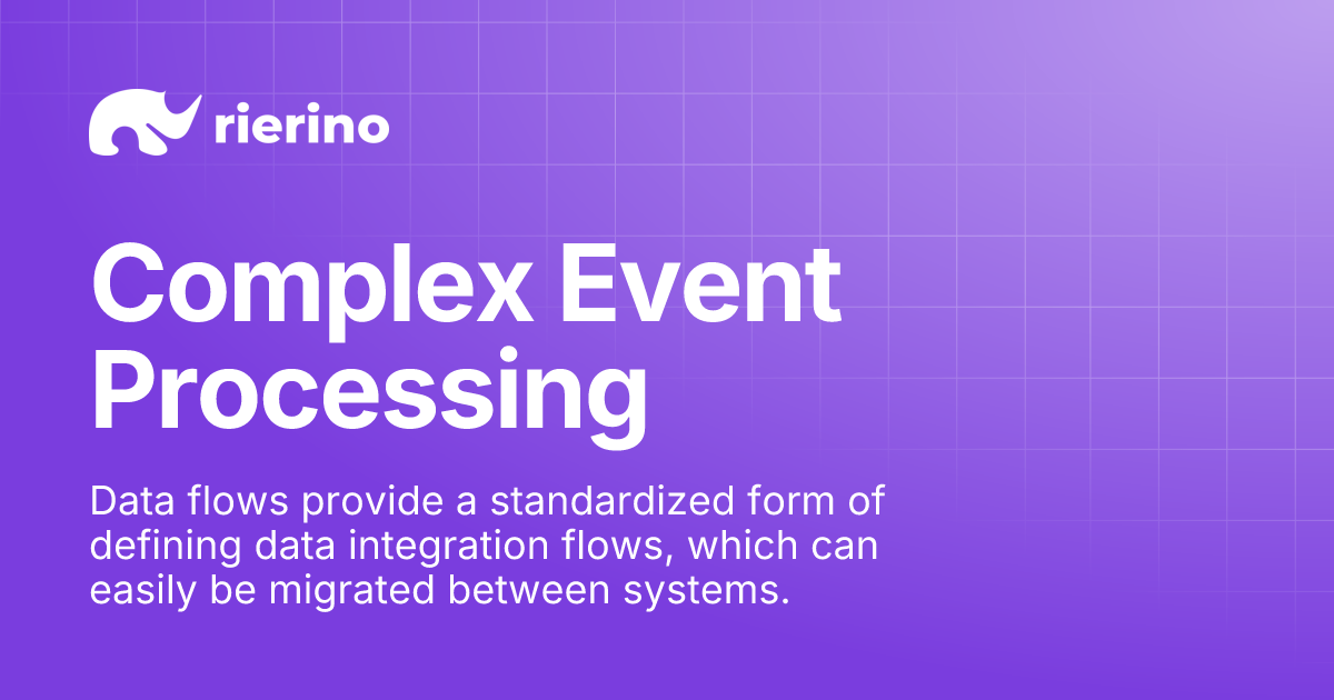 Complex Event Processing | Rierino