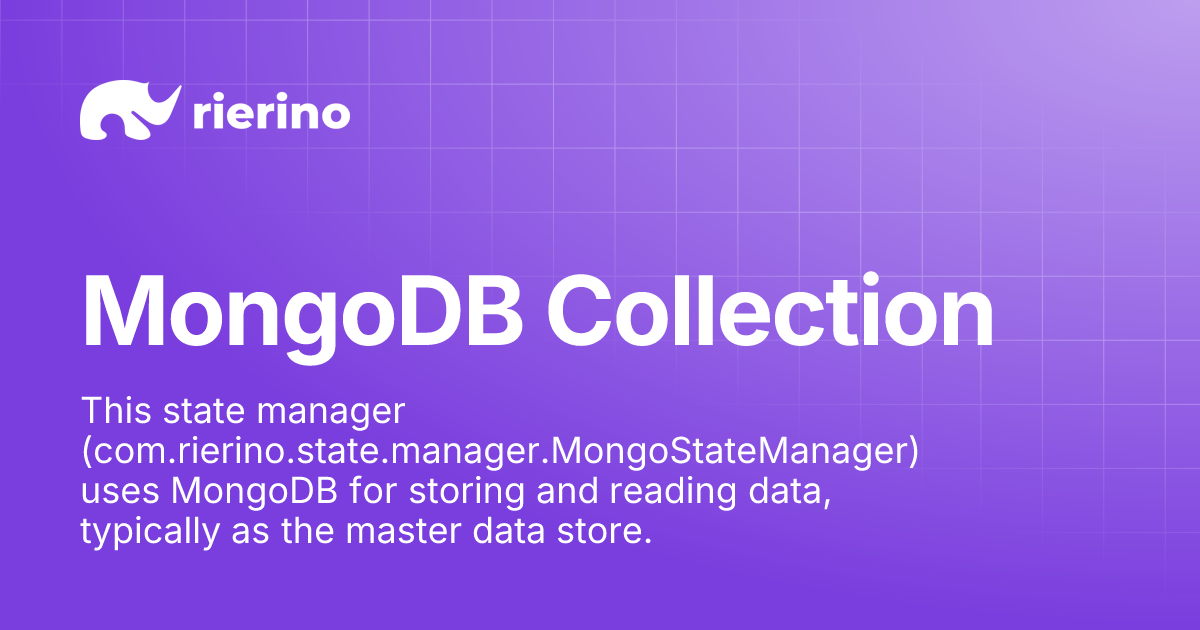 MongoDB Collection | Rierino